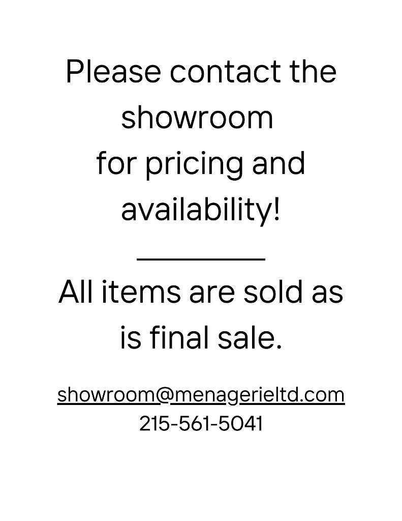 The Menagerie Ltd | Showroom Sale